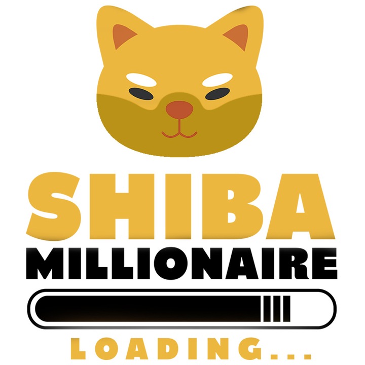 Sticker Cu Shiba Millionare Loading, Simbol Pisica galbena, Investitii ...