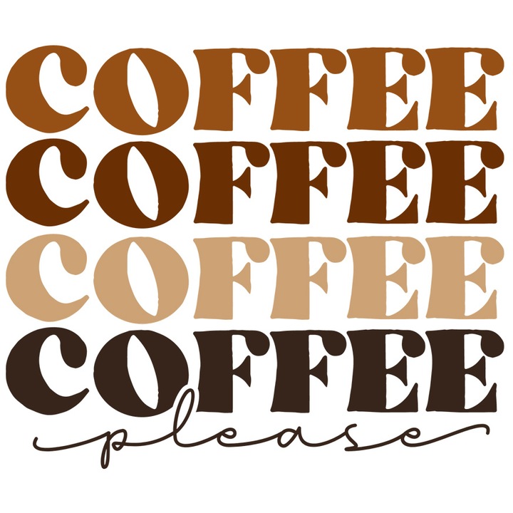 Sticker Cu Text In Engleza Coffee Ceasca Mare De Cafea, Trezirea De ...