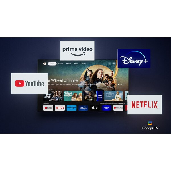 Philips 55PUS7409/12 LED Smart televízió, 139 cm, Google TV, 4K Ultra ...