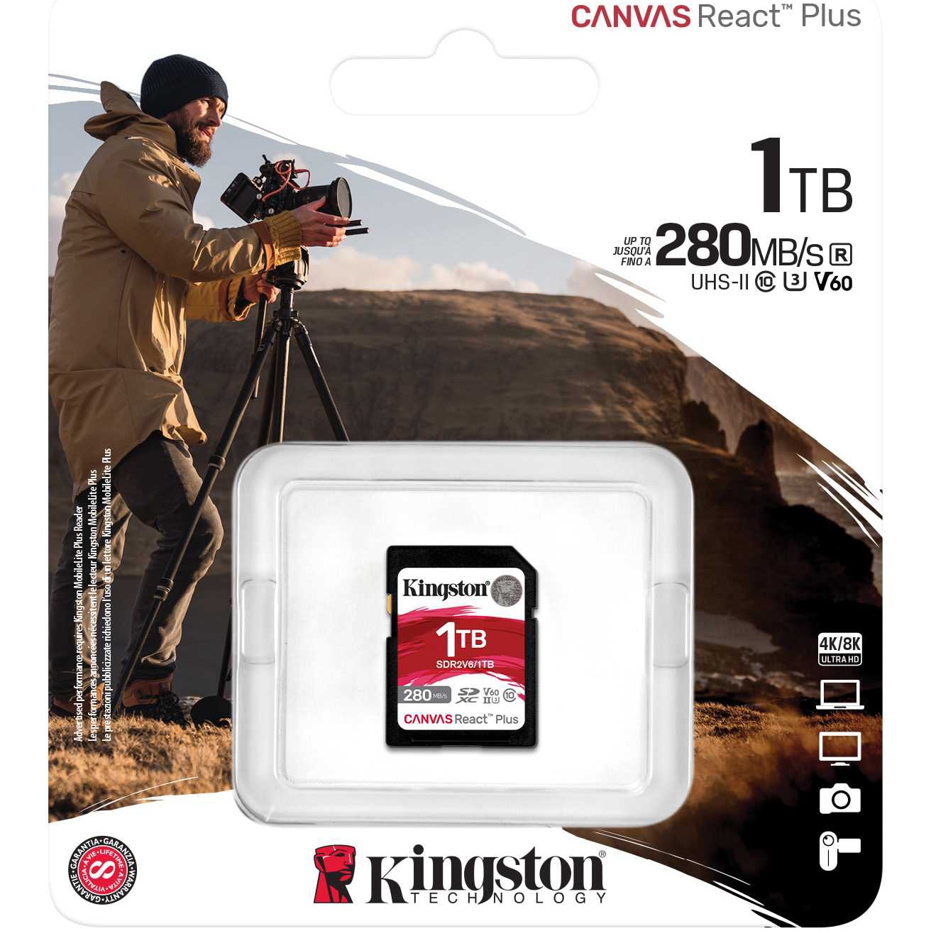 Memóriakártya Kingston, SD CARD, KS, 1TB, SD, SDXC, Class 10 - eMAG.hu