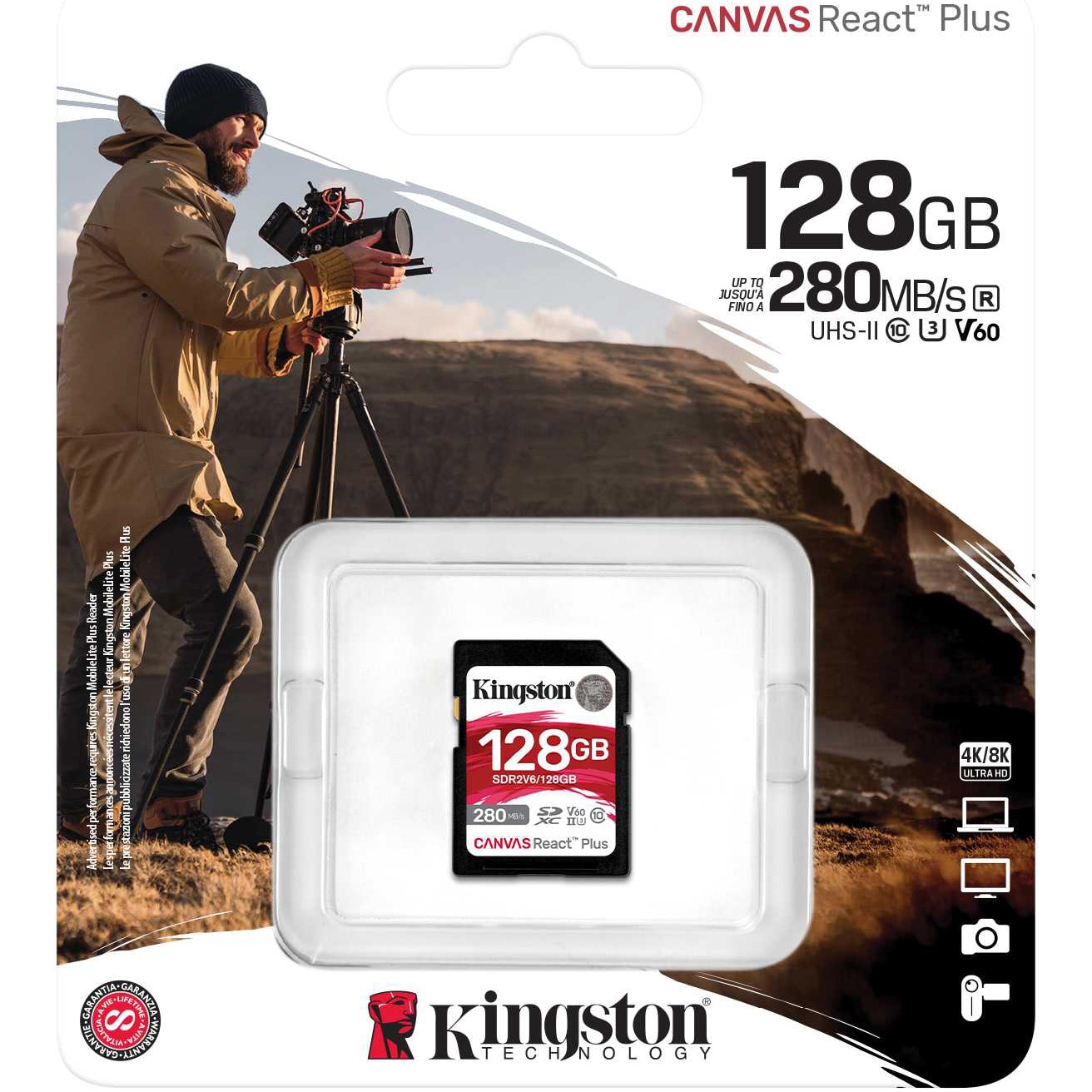 Card de memorie Kingston, SD CARD, KS, 128GB, SD, SDXC, Class 10 - eMAG.ro