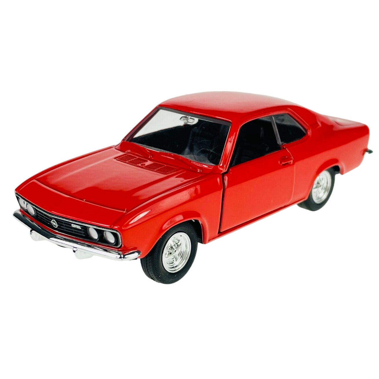 Macheta metalica Opel Manta 1970 A, scara 1:34 Welly, Rosu, 12 cm - eMAG.ro