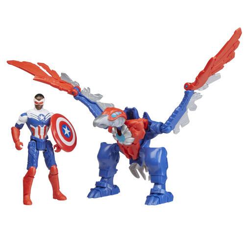 Фигуркa, Hasbro Mech Strike Mechasaurus Capitan America 2Pak - eMAG.bg