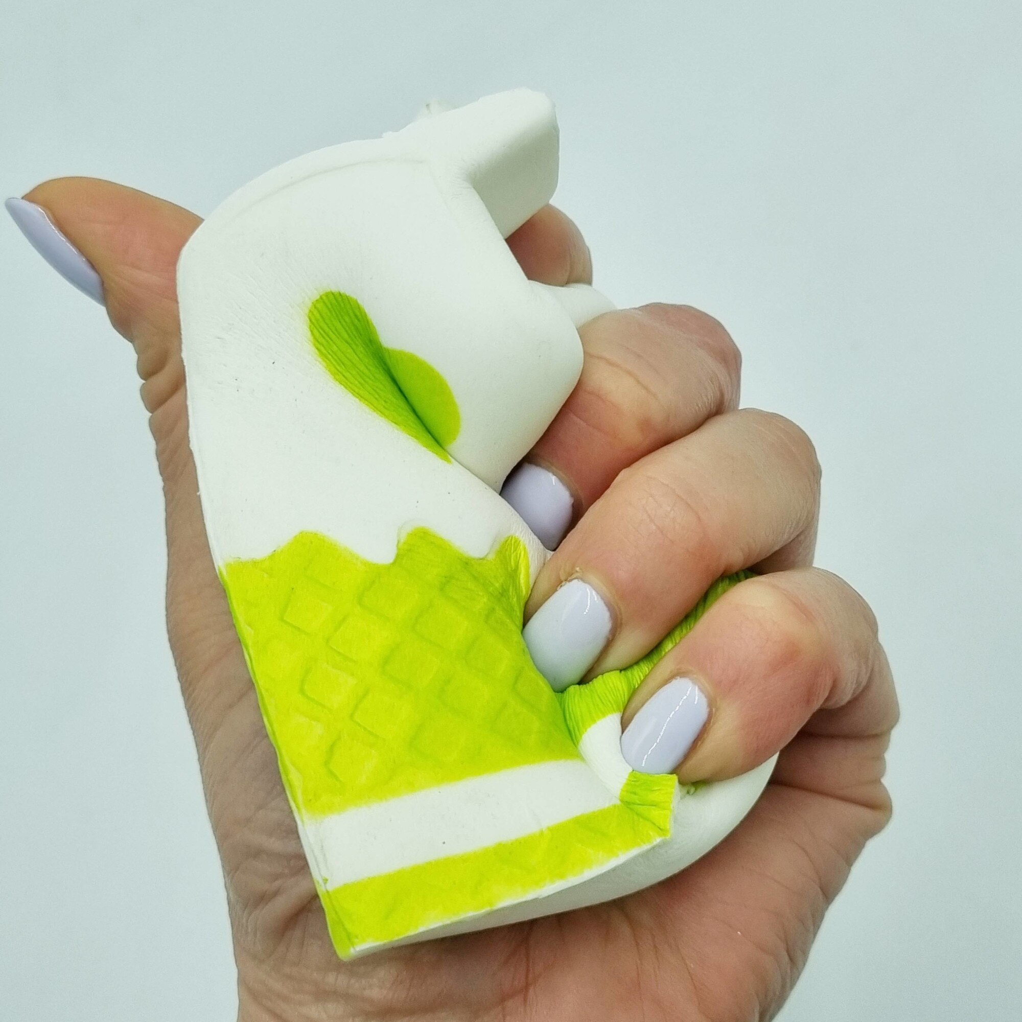 Squishy, anti-stres, model carton de lapte, verde, spuma, 12 cm - eMAG.ro