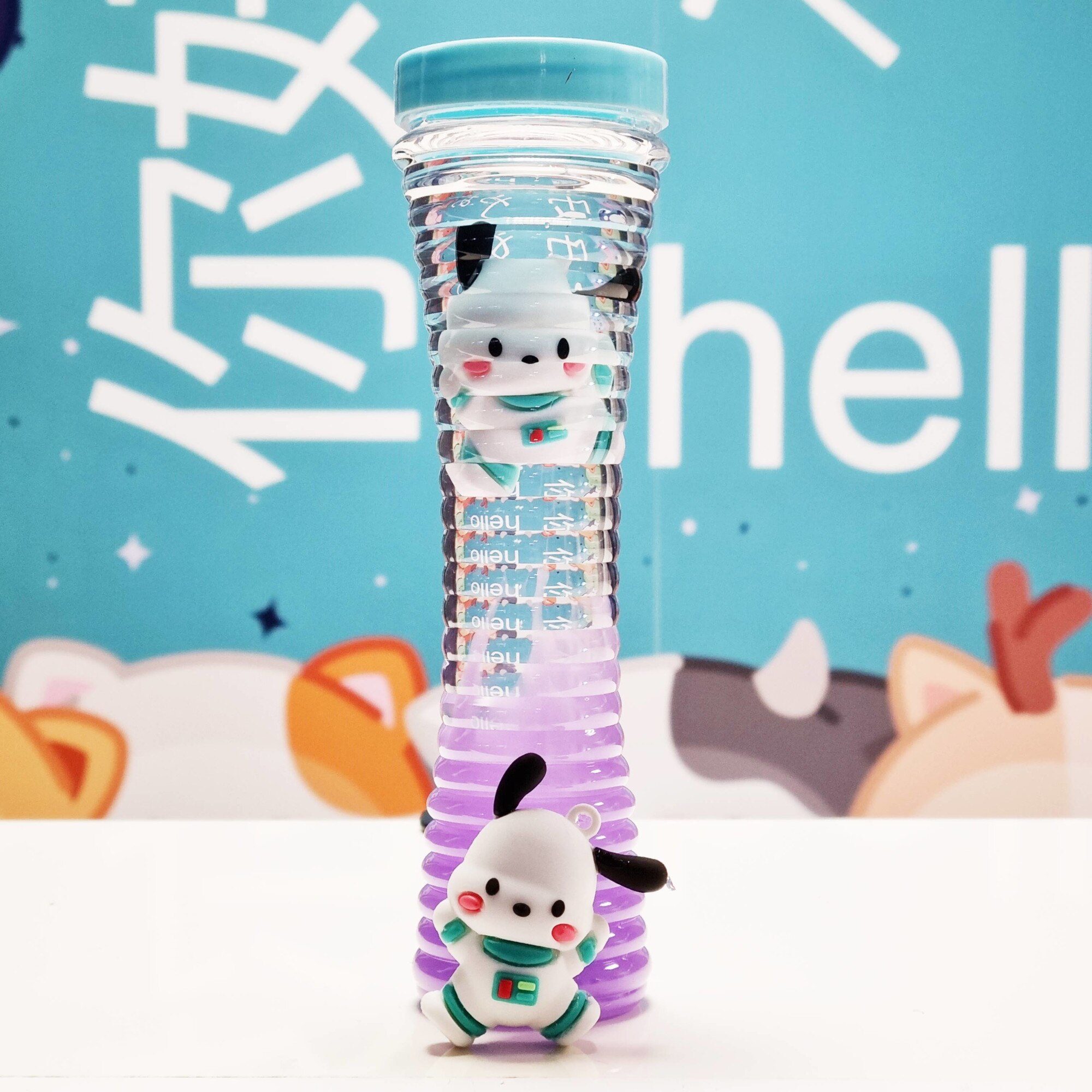 Slime, Jeleu, figurina cainele lui Pochacco, Culoare violet, 18, 5 cm ...