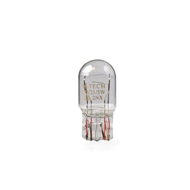 Bec halogen T20 7443 W21/5W 12V 21/5W CLEAR - eMAG.ro