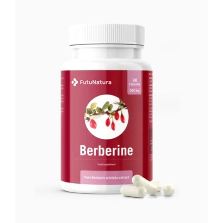 Berberina 500 mg, 90 capsule, extract de Berberis aristata, afin indian ...