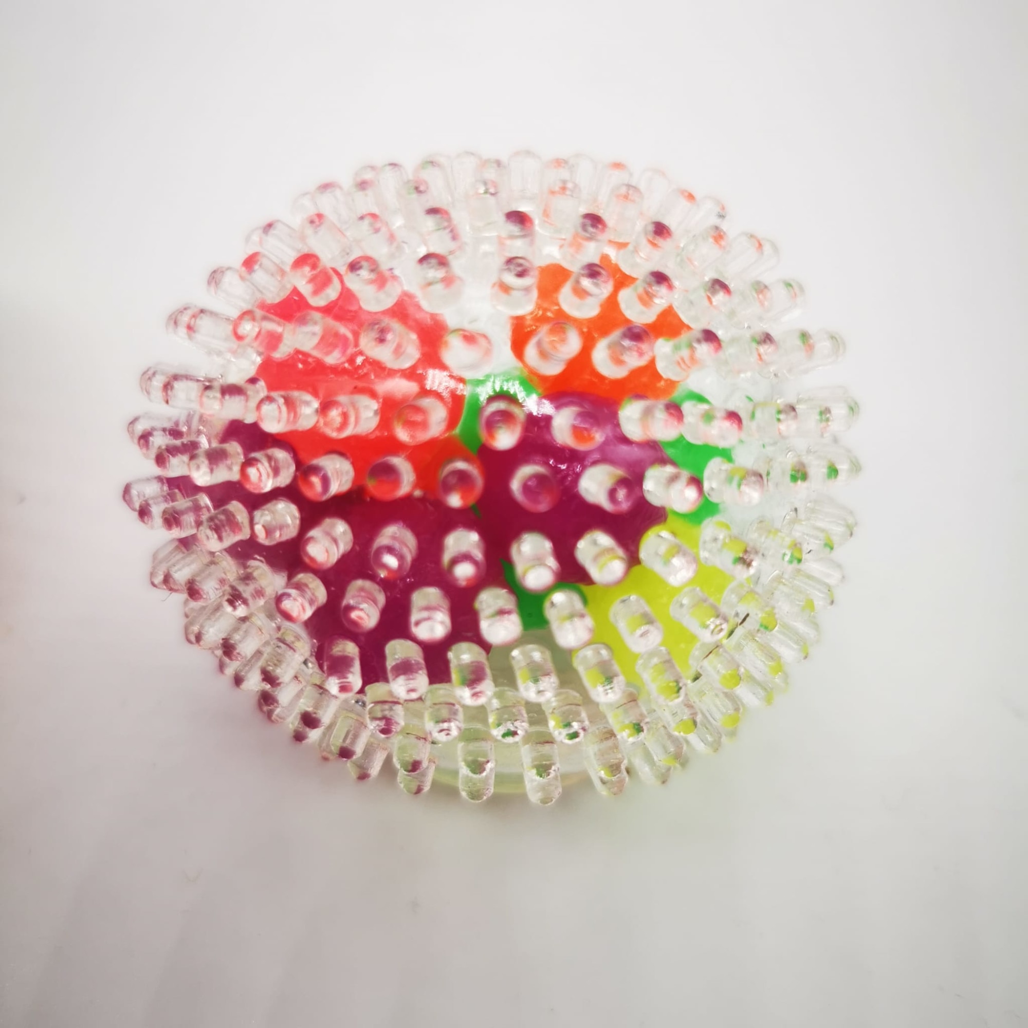 Set 4 mingiute antistres cu tepi, cu gelatina si bilute colorate de ...