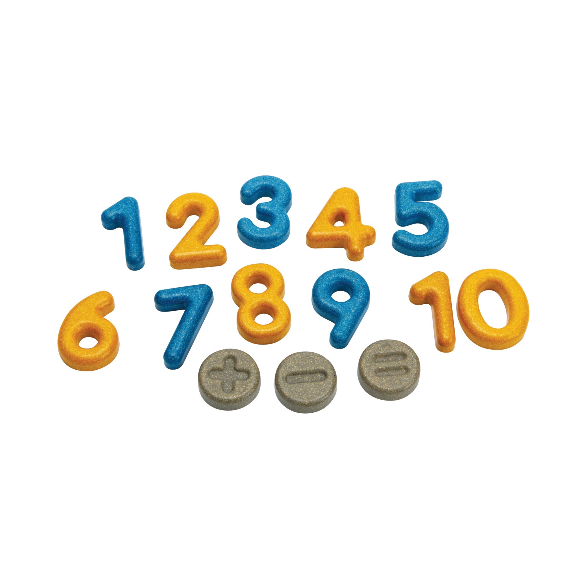 Set de matematica cu cifre din lemn si carduri de exercitii, Plan Toys ...