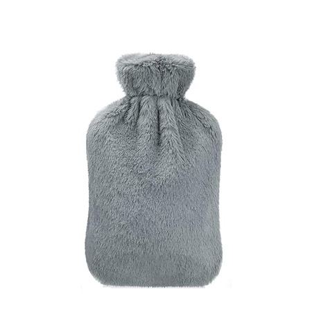 Termofor cu husa, capacitate de 2 litri, din cauciuc natural, cu husa ...