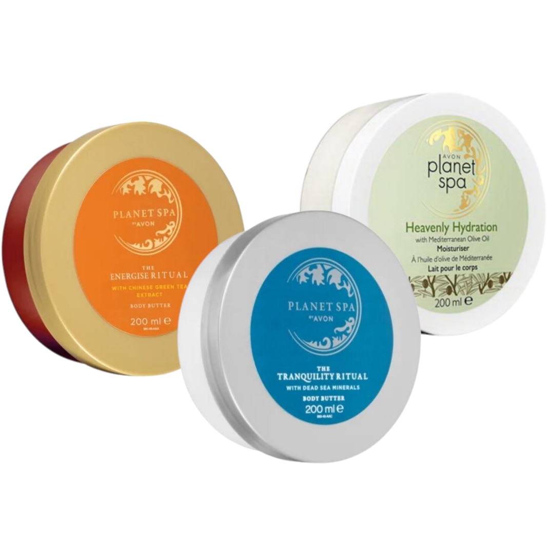 Set 3 creme de corp Planet Spa, Avon, 600 ml - eMAG.ro