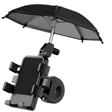 Suport telefon Bicicleta/Moto cu Umbrela, Montare pe ghidon, Protectie ...