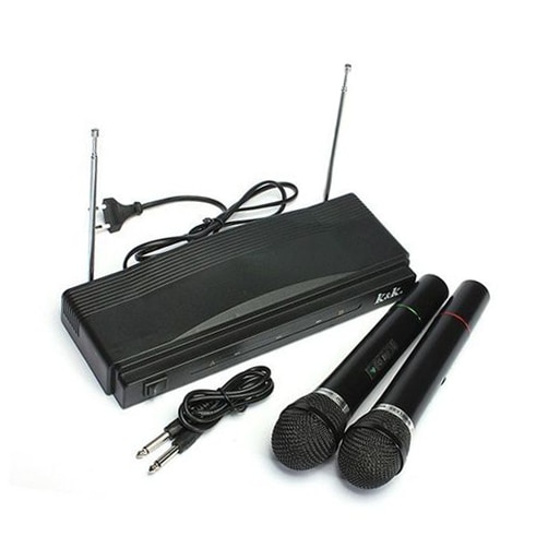 Set 2 Microfoane K & K, Wireless Cu Receptor - eMAG.ro