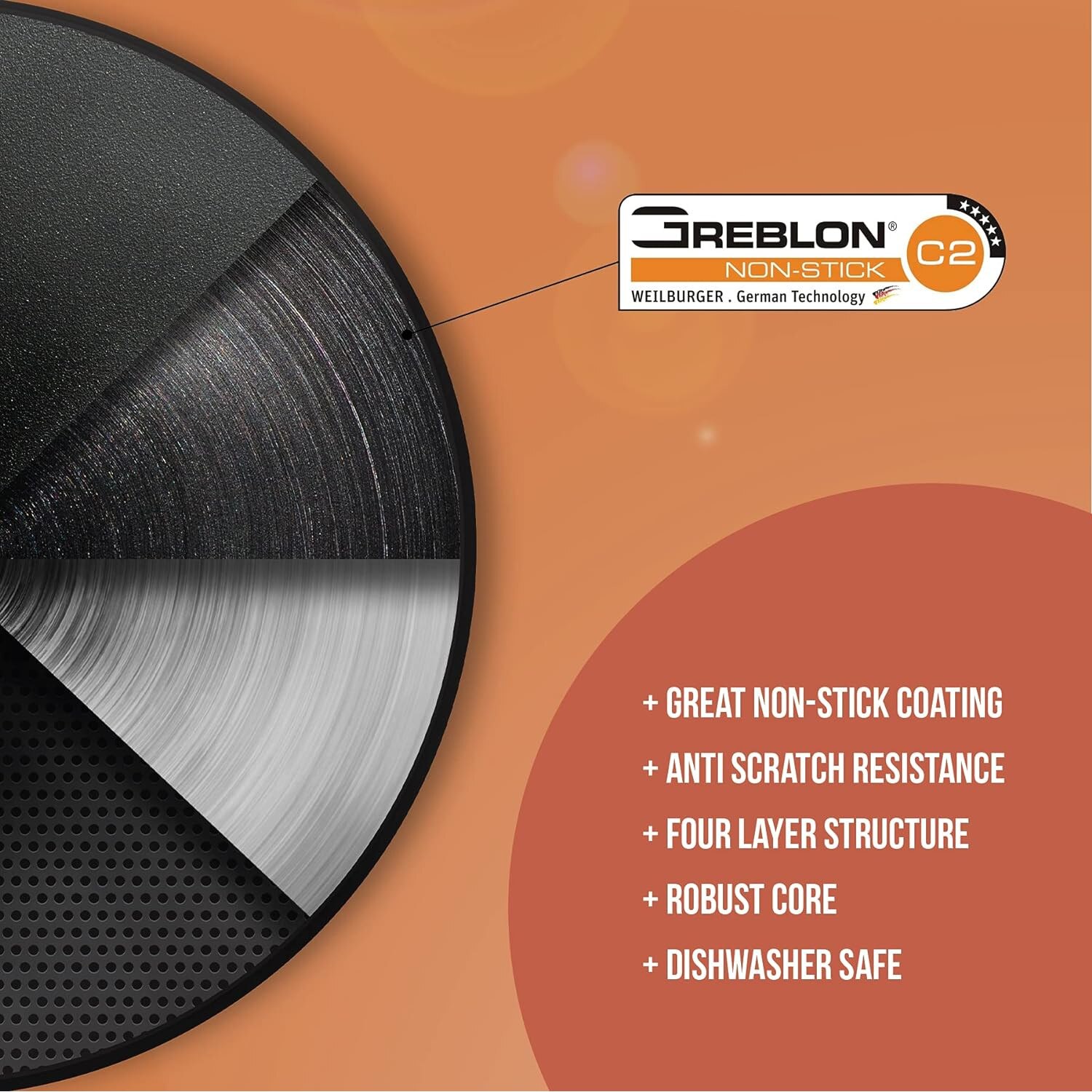 Tigaie pentru Clatite, ROSMARINO, din Aluminiu forjat - Greblon ...