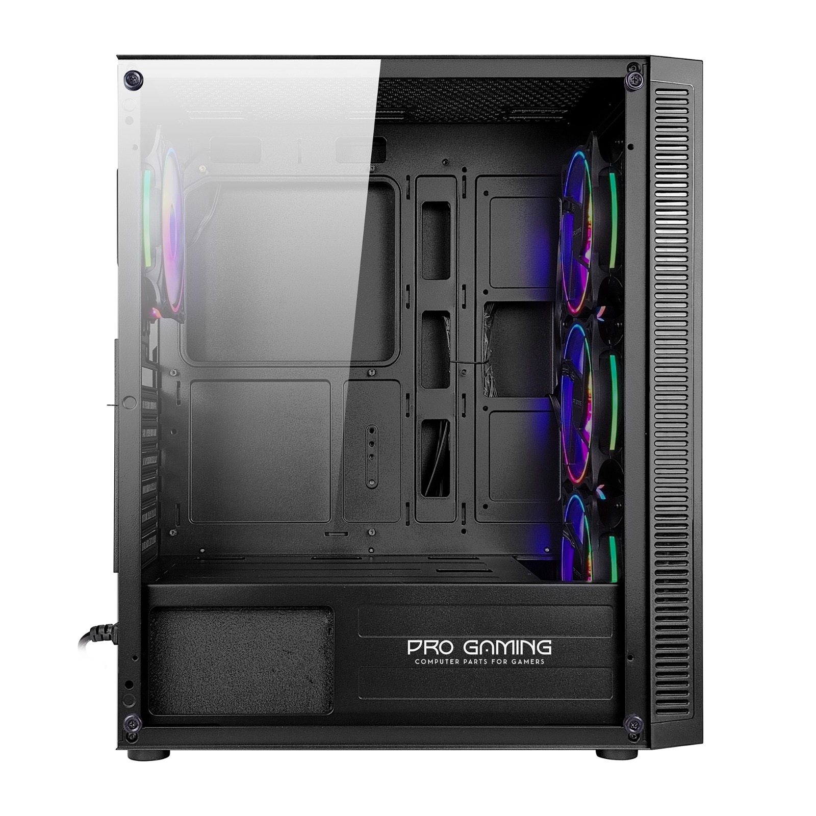 Számítógépház Pro Gaming Gladius, Mini Tower, táp nélkül, ATX, ARGB ...