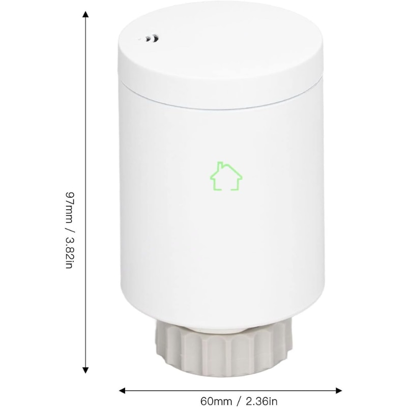 Repartitor caldura inteligent cu termostat, programabil 5+2, Control ...