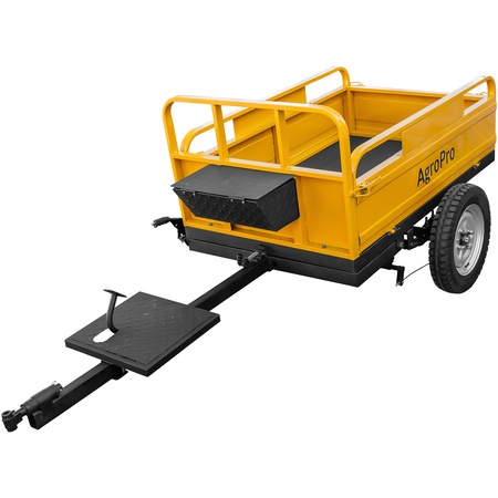Remorca AgroPro REM 550, capacitate max 550 kg, roti 4.00-12 ...