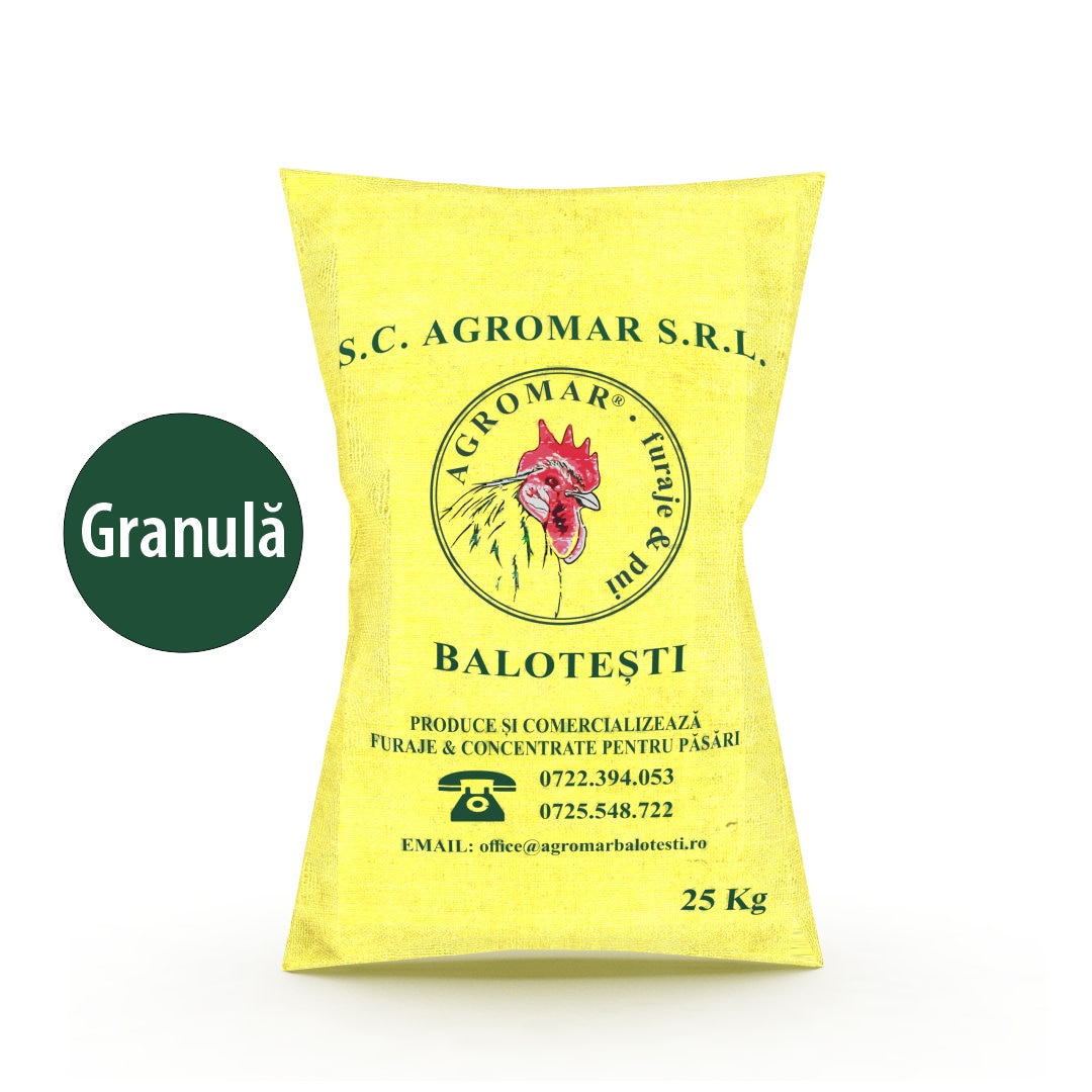 Furaj pui crestere sistem intensiv 25kg - eMAG.ro