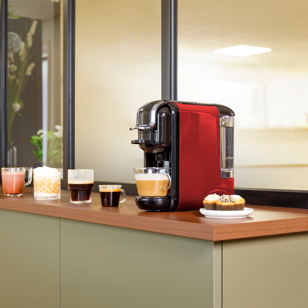 Espressor automat 5 in 1 Schneider, 19 bar, 0.6 litri, compatibil cu ...