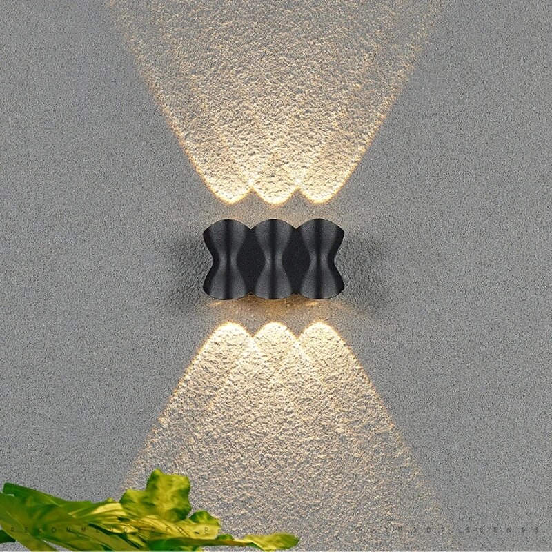 Aplica led de perete 6W RAMAX® tip cilindru iluminat arhitectural ...