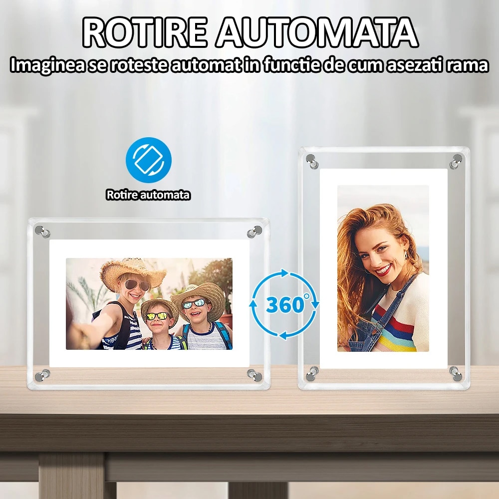 Rama foto video digitala, NEXTLY, ecran IPS 5 INCH 854x480, rezolutie ...