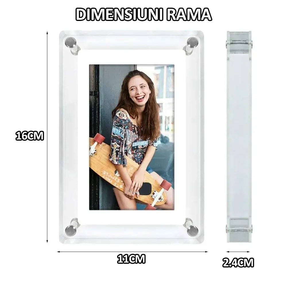 Rama foto video digitala, NEXTLY, ecran IPS 5 INCH 854x480, rezolutie ...