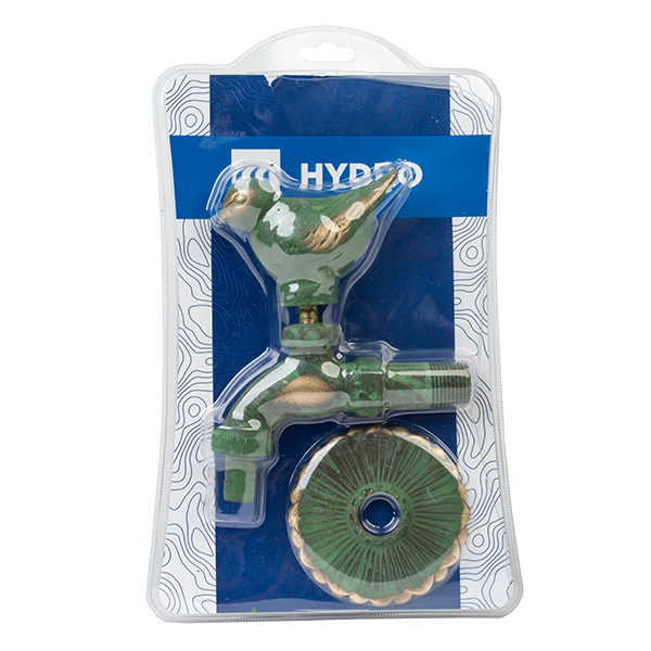 Декоративна канелка Hydrostab Hydro Гълъб, 1/2", Антично зелен - eMAG.bg
