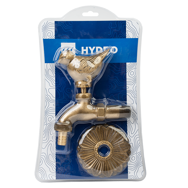 Декоративна канелка Hydrostab Hydro Гълъб, 1/2", Месинг - eMAG.bg