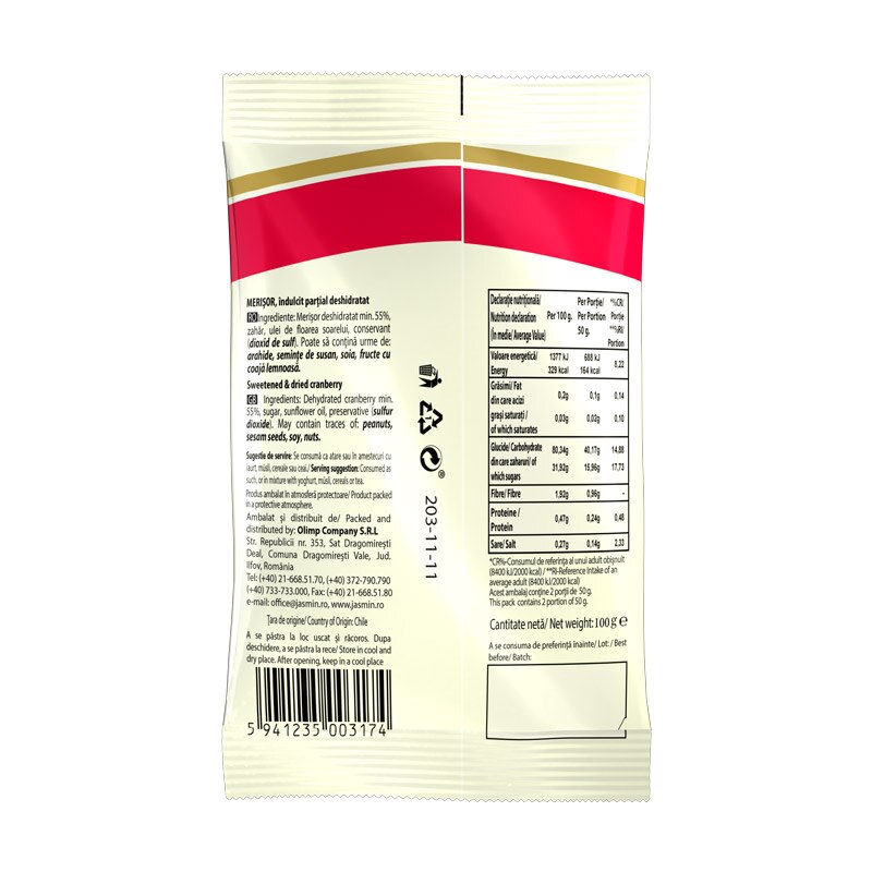 Merisor deshidratat Jasmin 100g - eMAG.ro