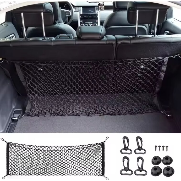 Plasa portbagaj pentru separare sau fixare, 90x40 cm, Negru, auto - eMAG.ro