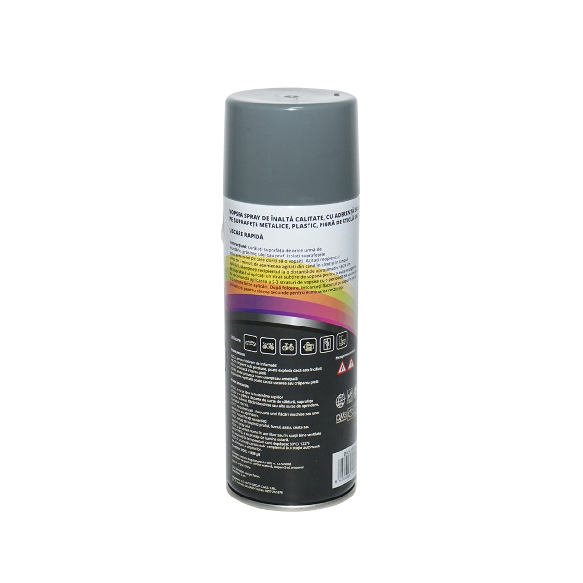 Spray vopsea auto gri RAL7016 Antracit profesionala cu uscare rapida 450ml MAGIC - eMAG.ro