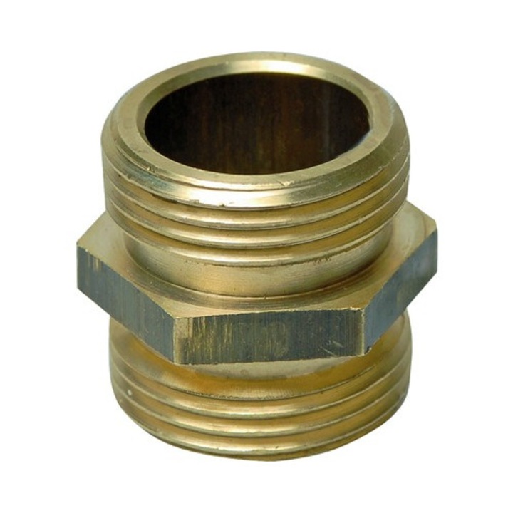 Niplu filetat din alama, cu filet exterior 1" - eMAG.ro