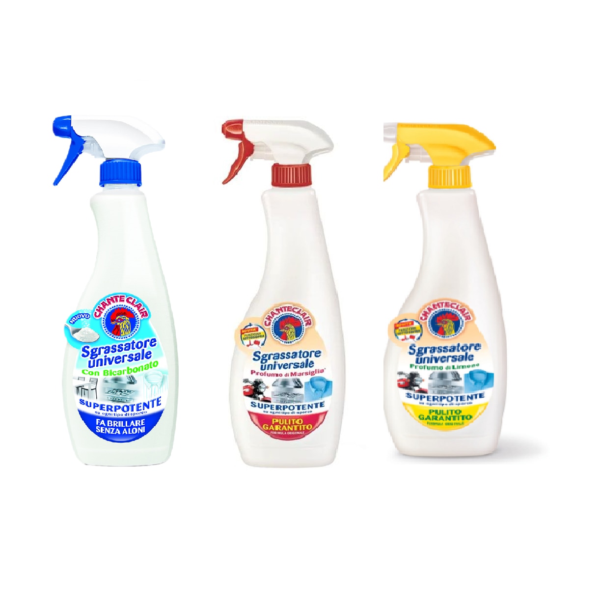 Solutii degresante Chanteclair, spray, Bicarbonat 600 ml + Lamaie 600 ...