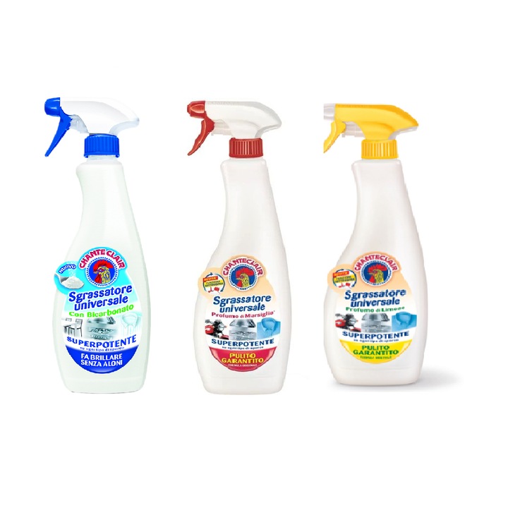 Solutii degresante Chanteclair, spray, Bicarbonat 600 ml + Lamaie 600 ...