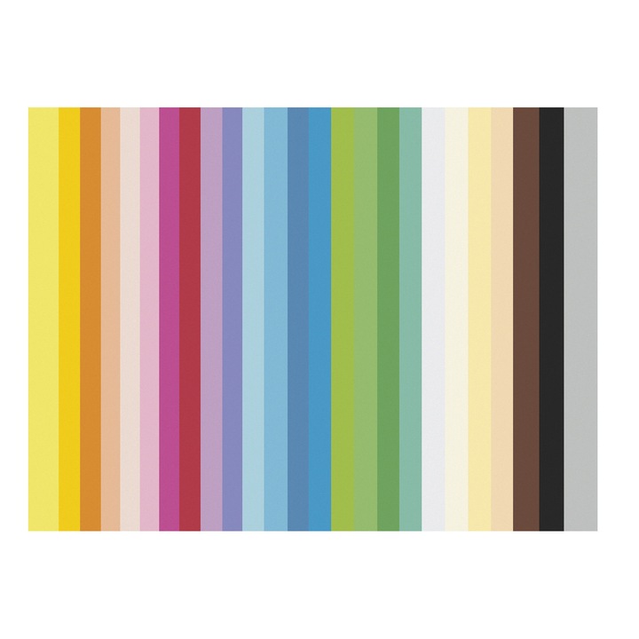 Bloc Hartie Cartonata Colorata 24x30cm Crelando 50 de File, grosime ...