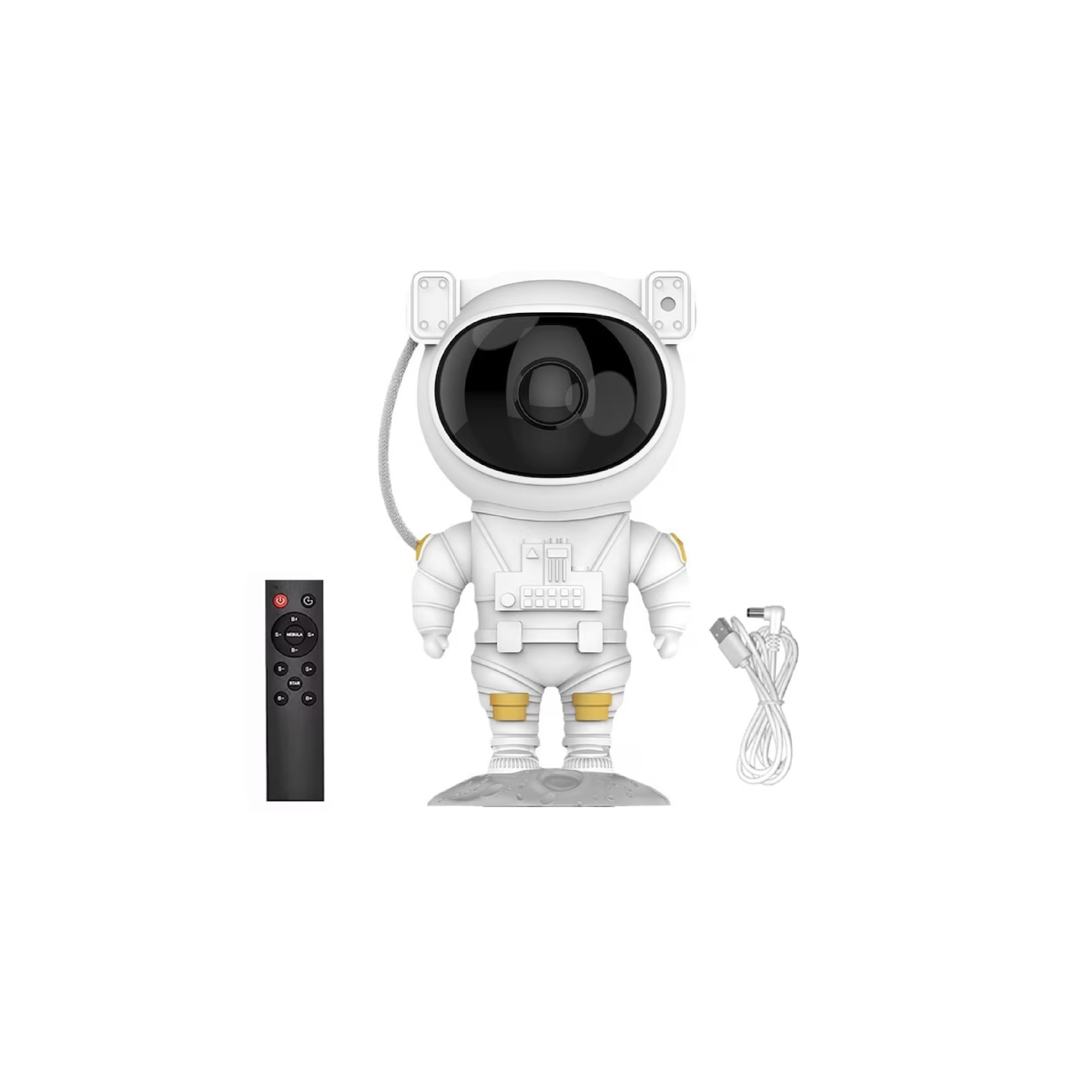 Lampa led pentru copii cu proiector, astronaut - eMAG.ro