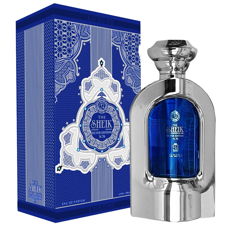 Apa de parfum Khalis, THE SHEIK - SILVER EDITION, Barbati, 100 ml - eMAG.ro
