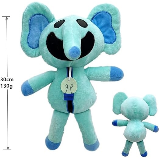 Плюшен персонаж Bubba Bubbaphant, The Smiling Critters, Blue, 30 cm ...