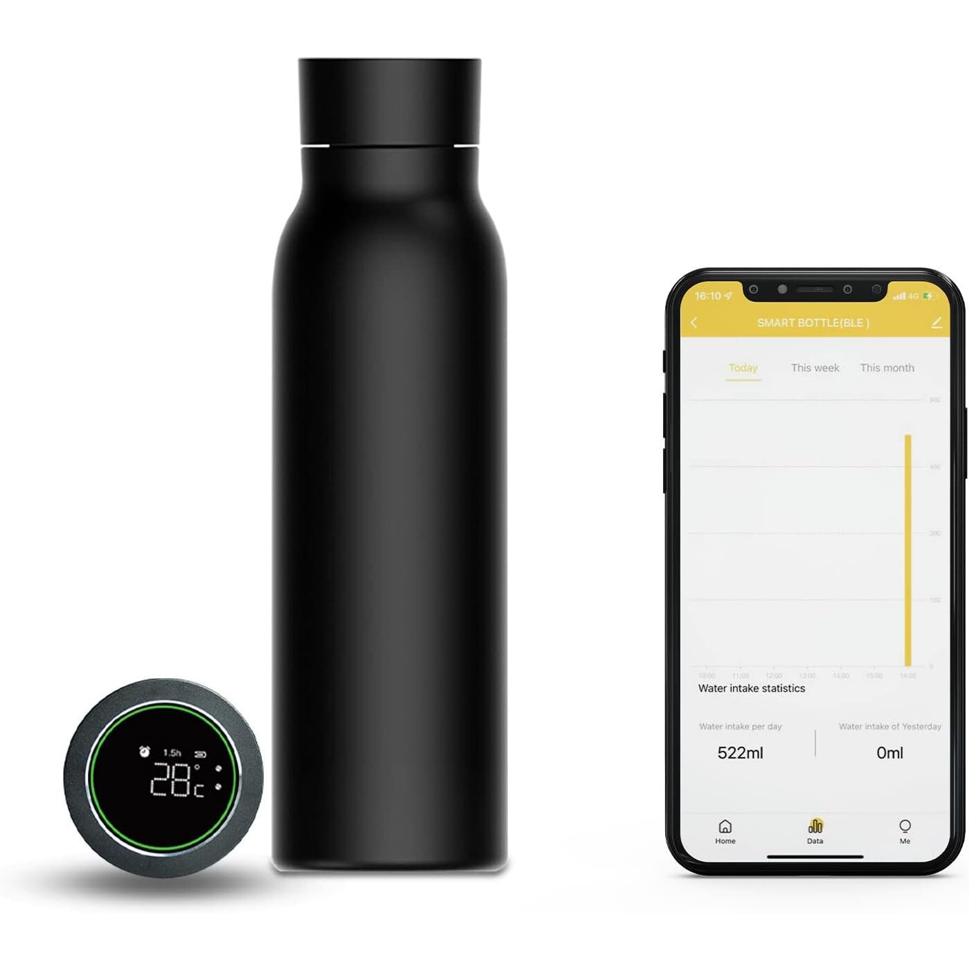 Termos Inteligent cu afisaj Led si Ecran Tactil VisionHub®, indicator ...