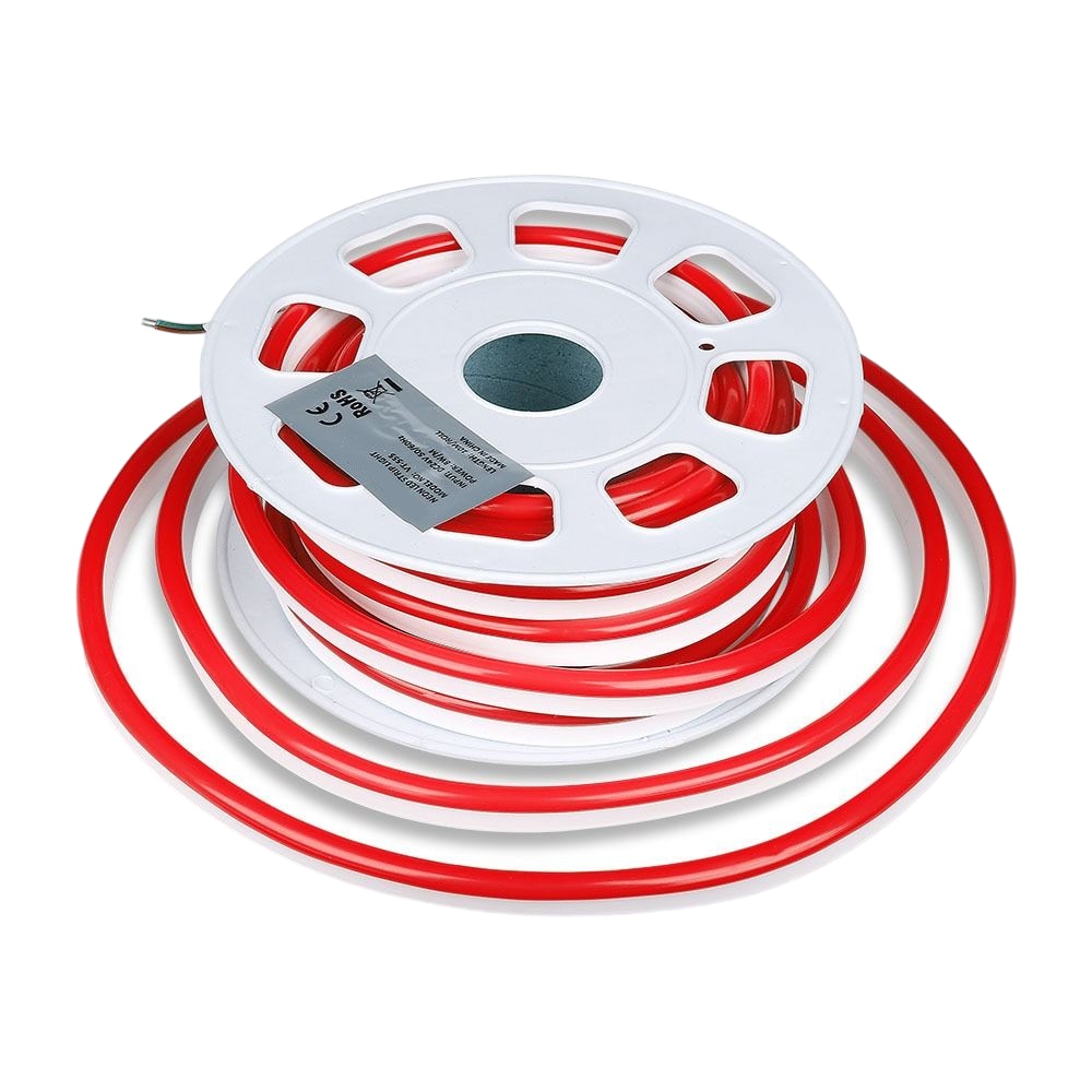 Banda LED Neon Flex, latime 1.2cm, 24V, 5 metri, 10W/metru, 20000 h ...