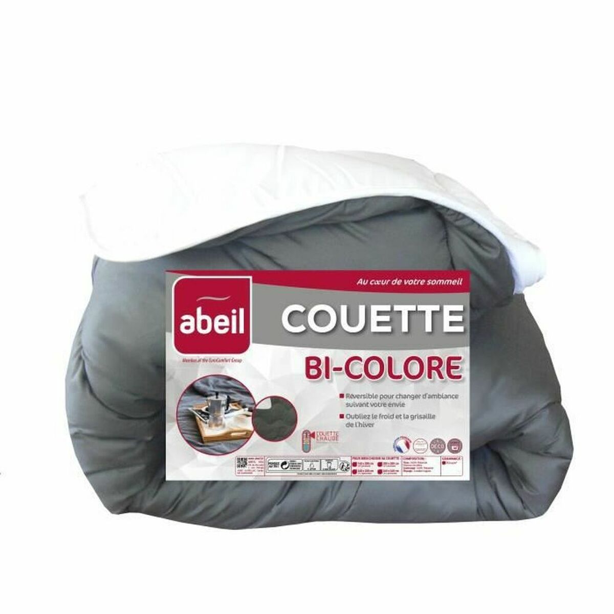 Abeil Paplan, poliészter, 350 g/m2, 220 x 240 cm, szürke - eMAG.hu