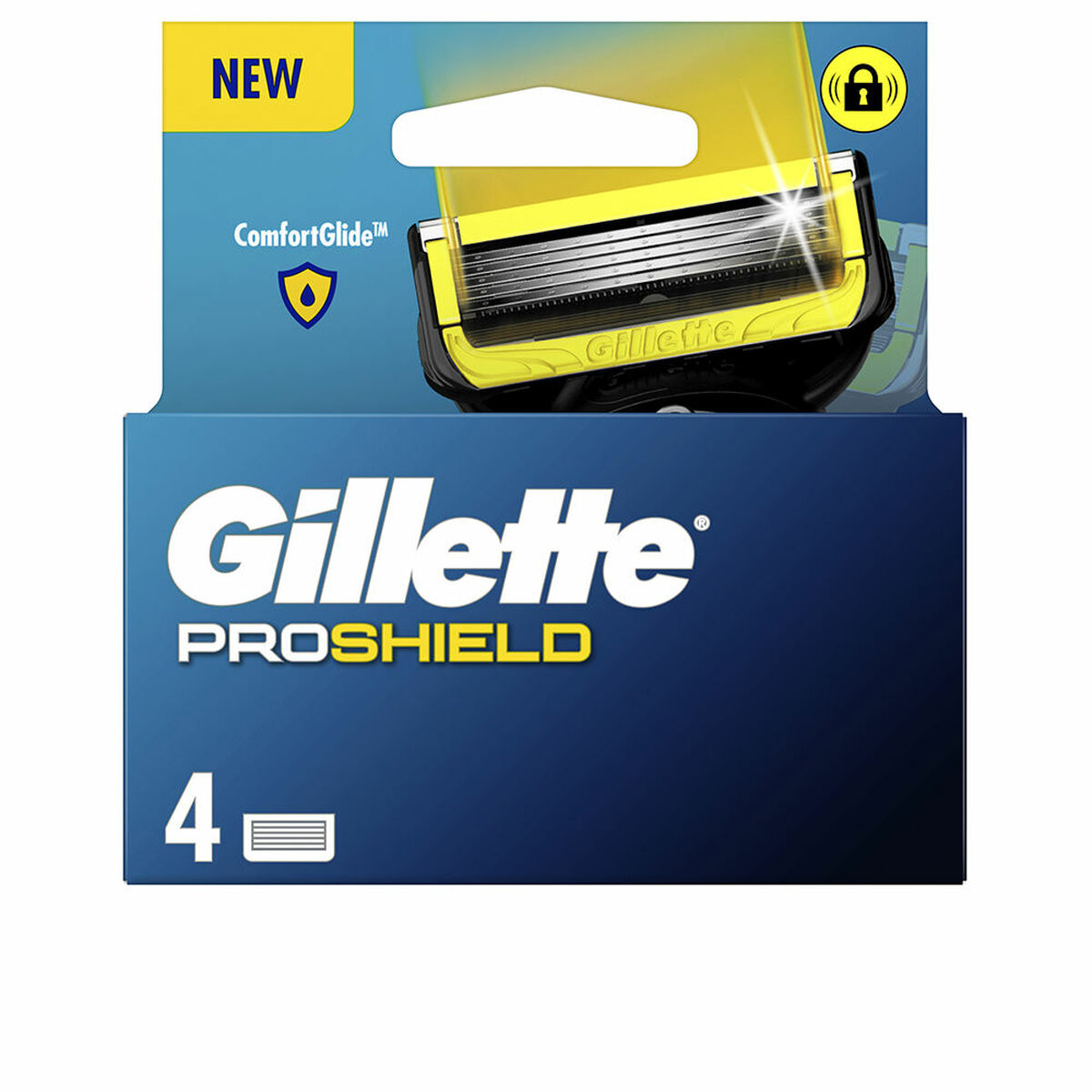 Set 4 lame de ras Gillette, Proshield, Multicolor - eMAG.ro