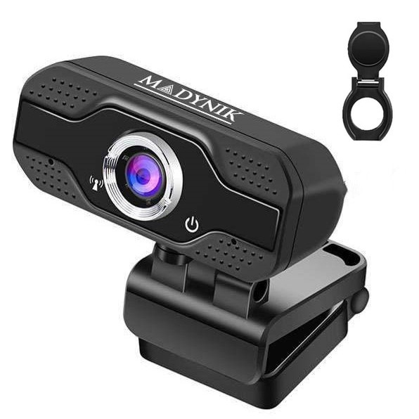 Camera Web Madynik, Full HD, 1080P, Plug and Play, Rotatie 360°, Unghi ...