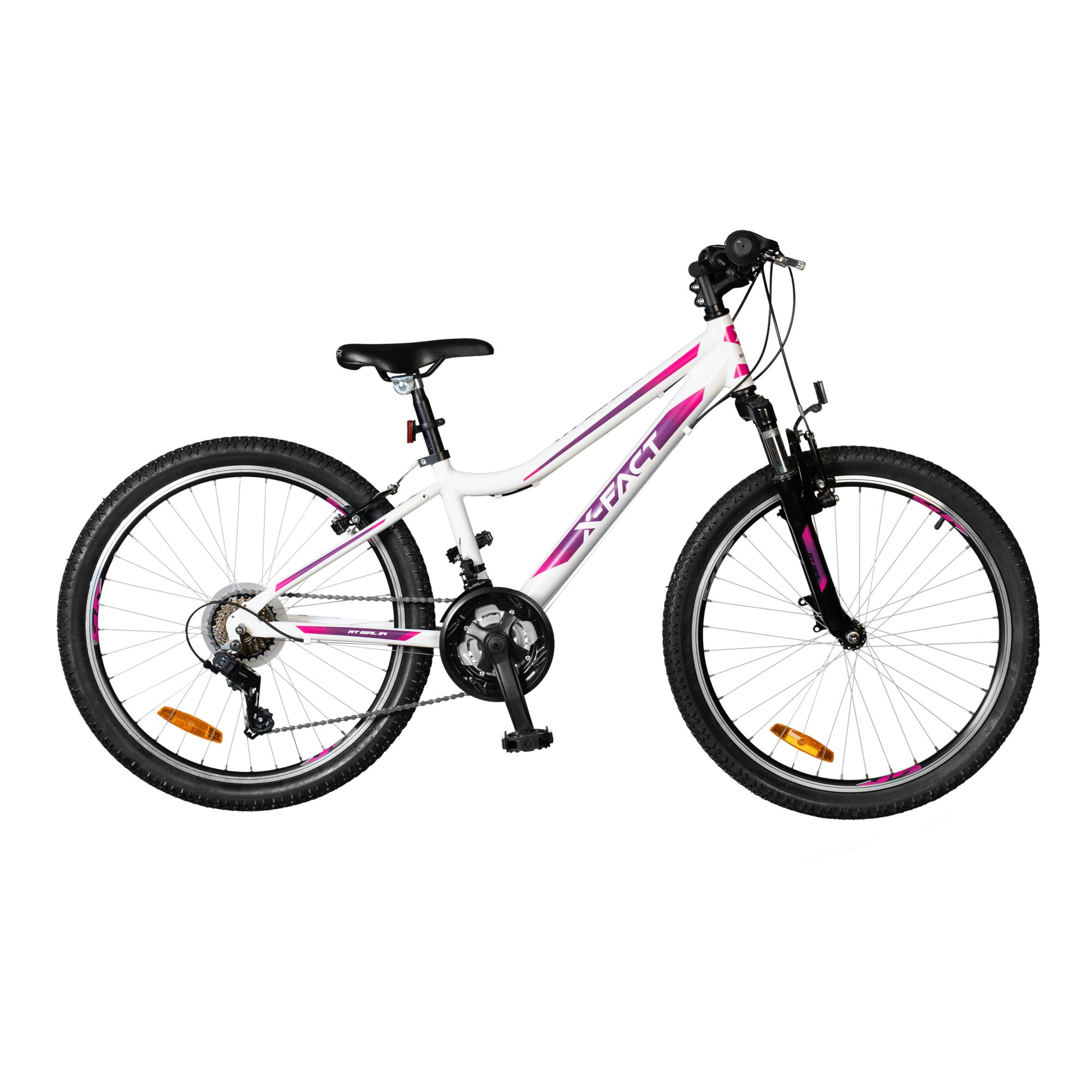 Bicicleta pentru copii, X Fact, MT Girl 24 inch, Alb - eMAG.ro