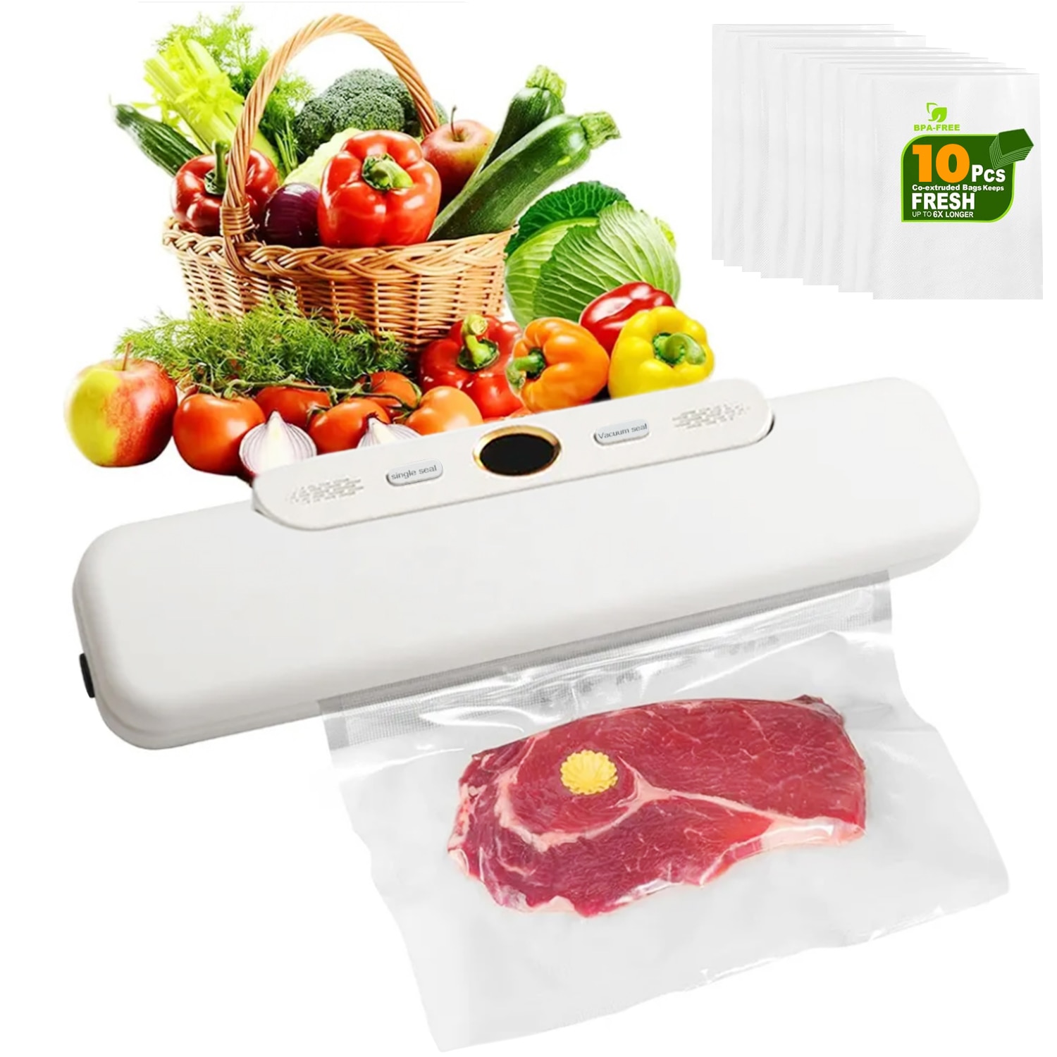 Aparat de Vidat si Sigilat alimente NeoHGS, 120W, 30cm, Display digital ...