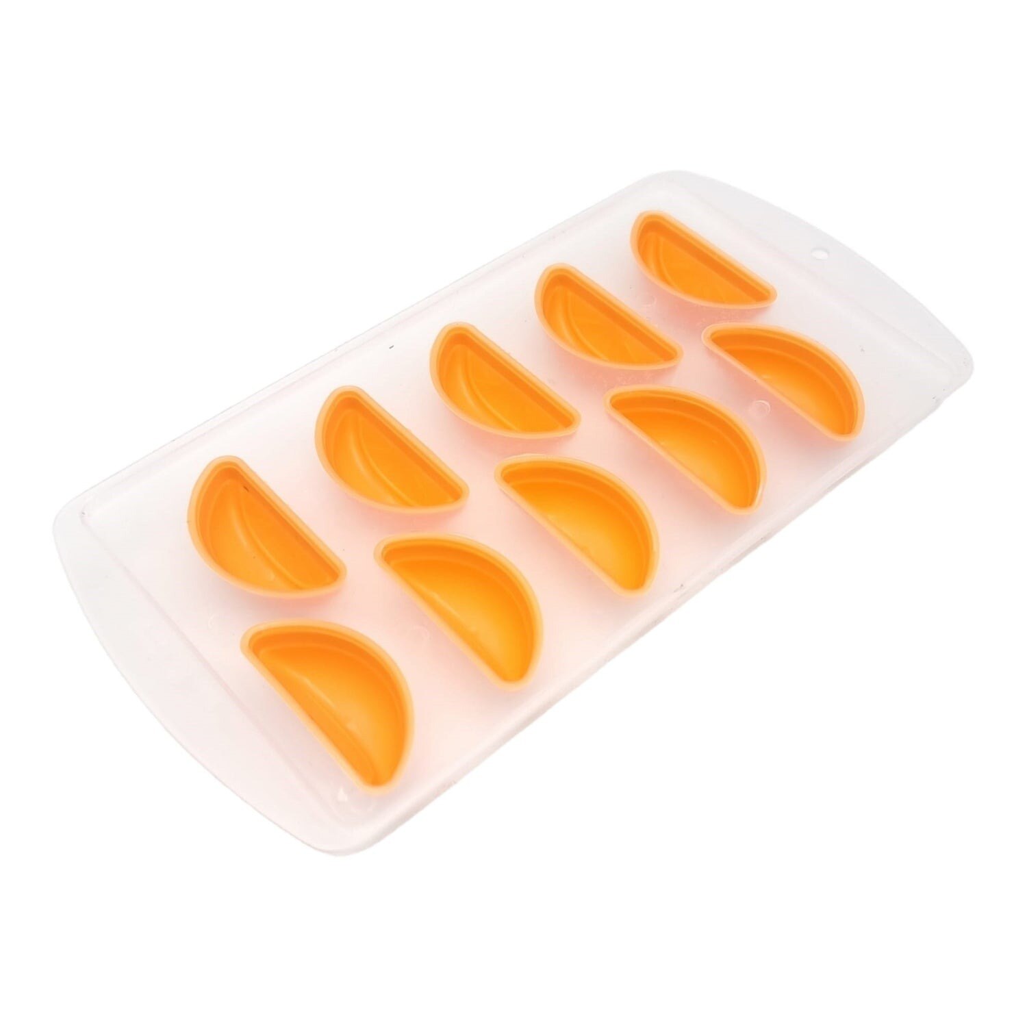 Tava Plastic pentru Cuburi Portocale de Gheata, 22x11.5x2 cm - eMAG.ro