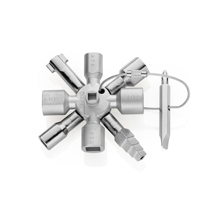 Комбиниран ключ за ел. табла, мултифункционален, 92 x 23 mm, сребрист ...