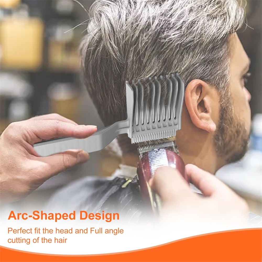 Pieptene tuns, 2 buc, Maner lung, Gri - eMAG.ro