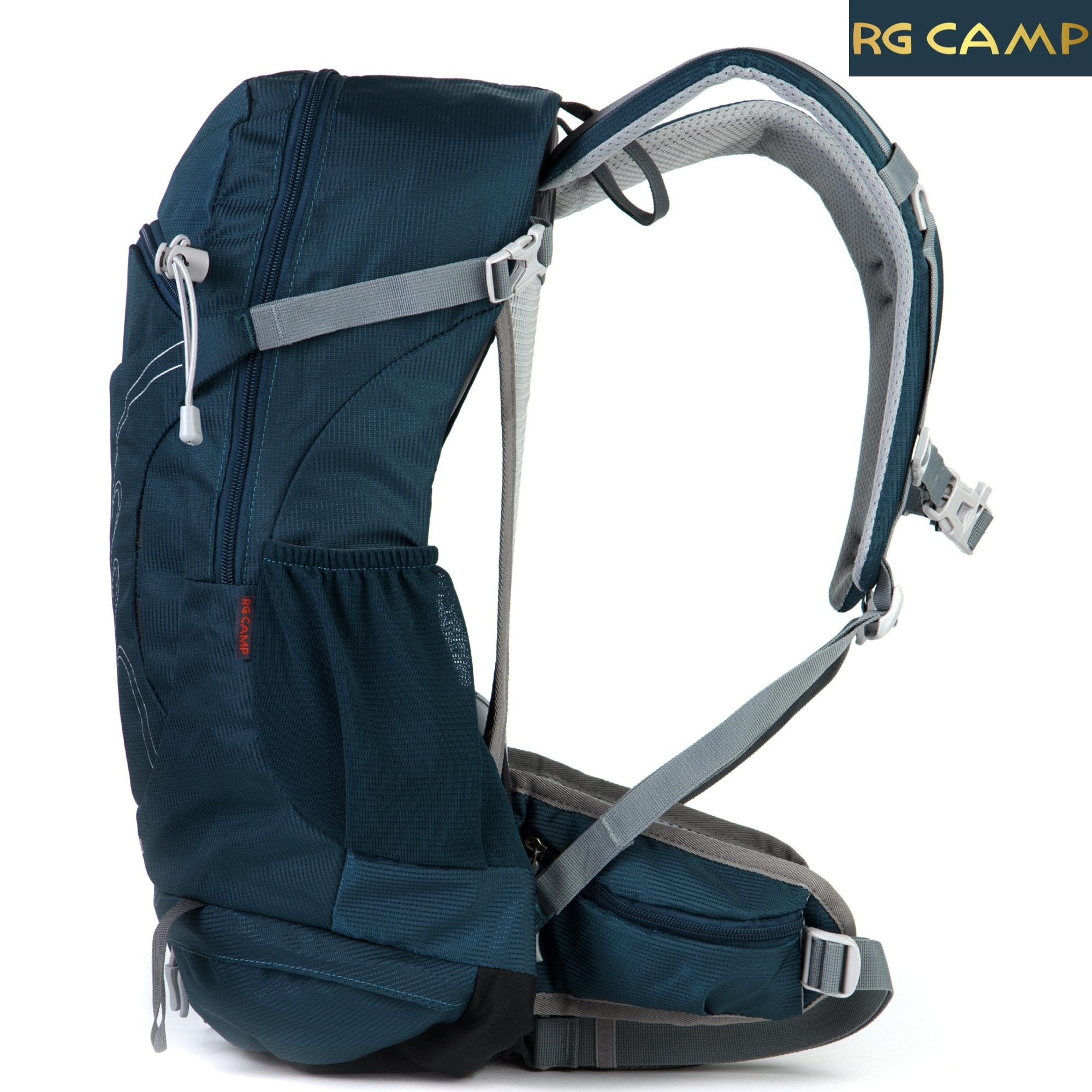 Трекинг раница RG Camp, найлон, вентилационна система, дъждобран, 25L ...