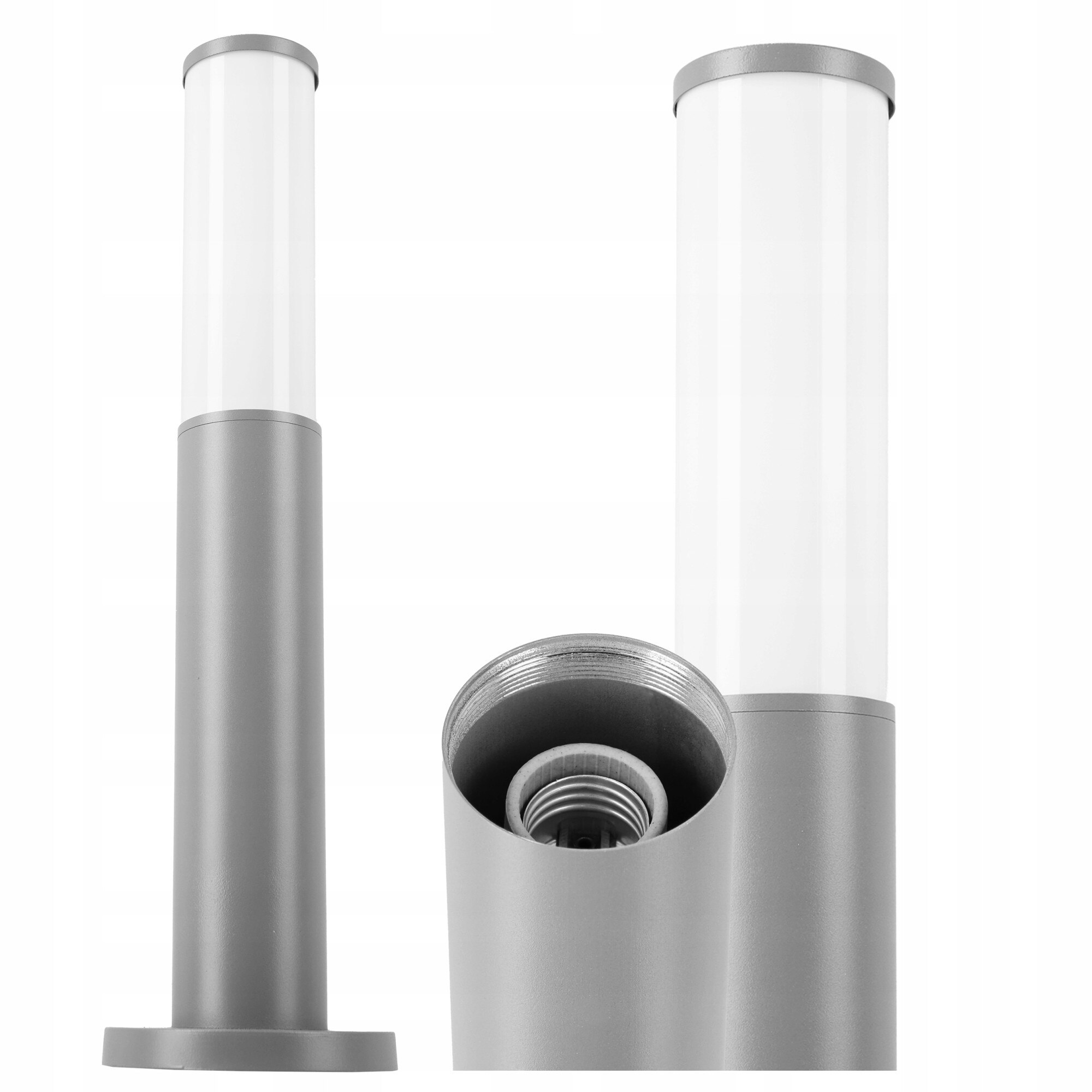 Lampa LED, gradina, exterior, stalp in picioare, fir 1 x E27, grad de ...